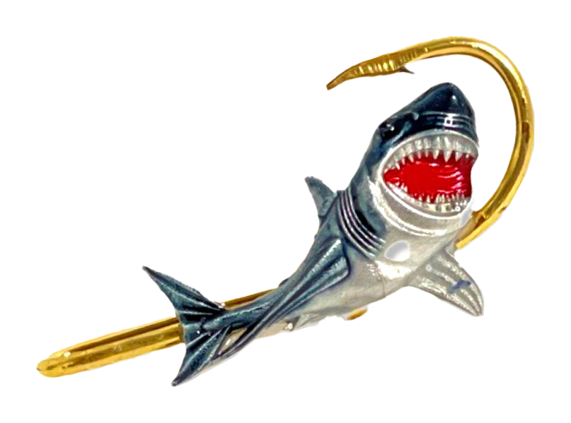 Hookits Shark Fishing Hook Hat Pin Clip | Bass Pro Shops